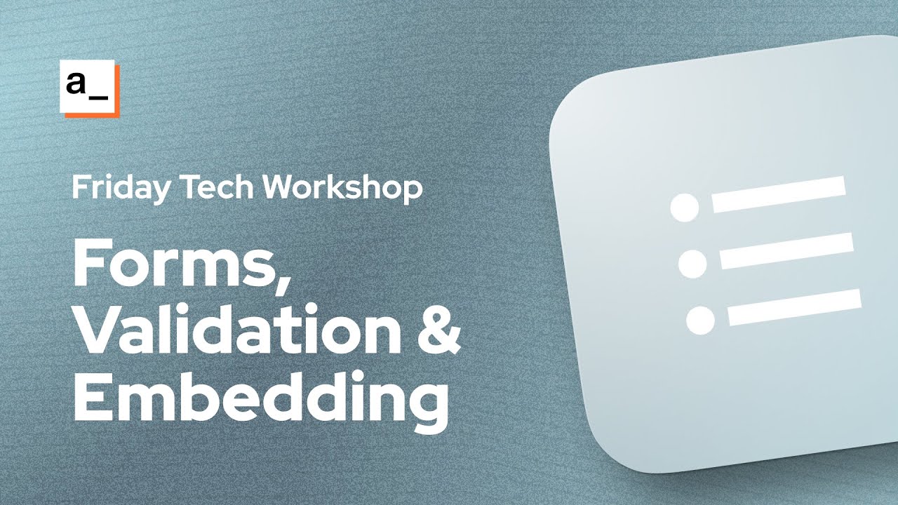 [FTW] ALL ABOUT FORMS! Regular vs JSON Forms vs Table Widget, Field Validation, & Embedding Forms 📄