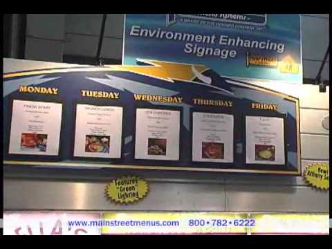 Mainstreet Menu Systems NRA Show '09 Indoor Products