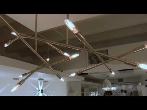 LBL Lighting SU952AB Aged Brass Line 14 Light 48" Wide Linear ...