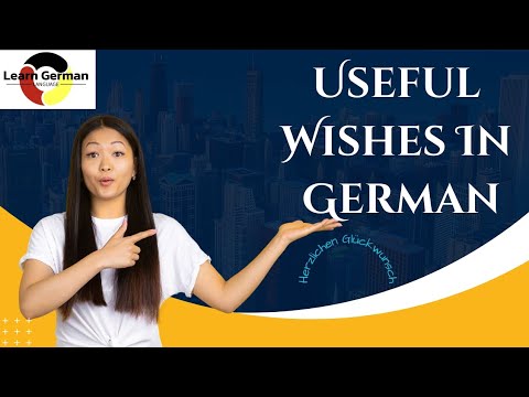 Useful Wishes In German l Nützliche Wünsche l Easy Learning and Pronunciation