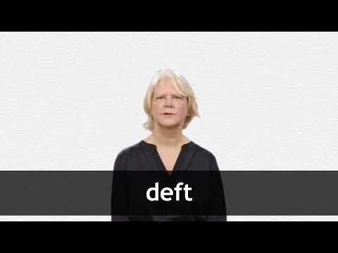 How to pronounce DEFT in American English