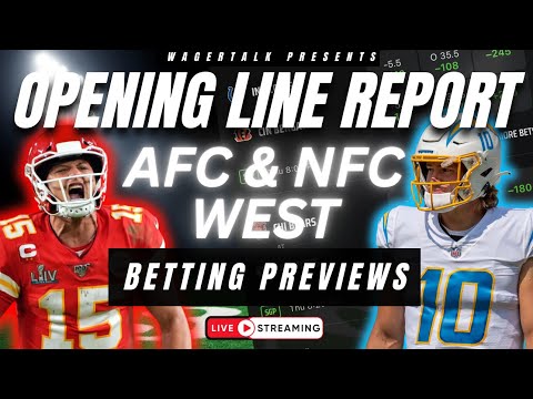 2025 NFL Season Betting Previews | NFC West & AFC West Team Predictions | NFL Opening Line Report