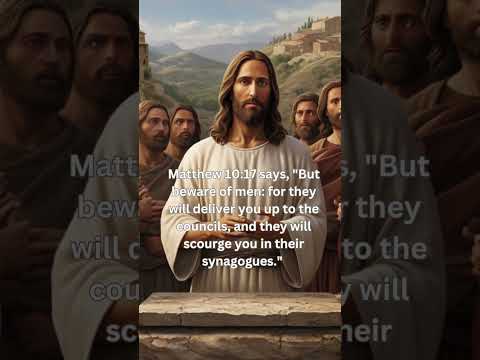 Jesus Warns Of Persecution- Matthew 10:17 Bible Verse KJV
