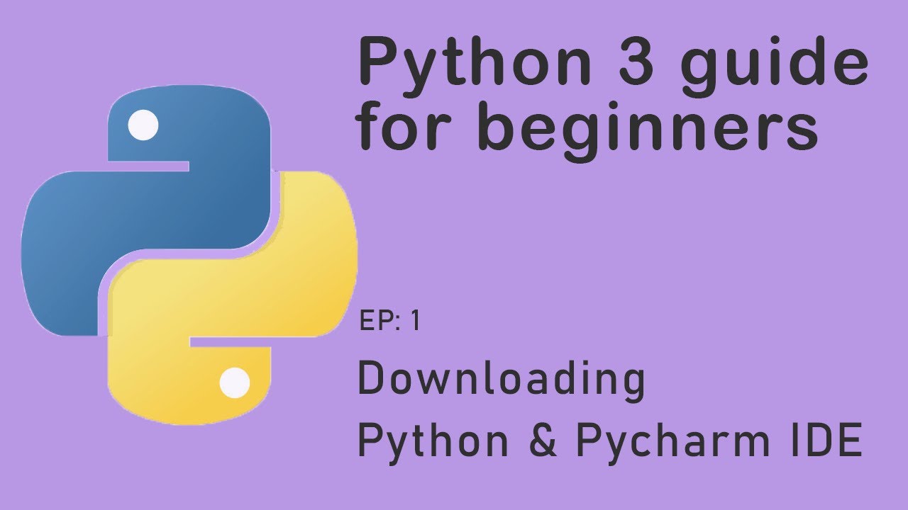 Python tutorial #1 - Python and PyCharm download