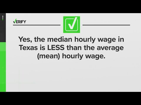 VERIFY: What is the median hourly wage in Texas?
