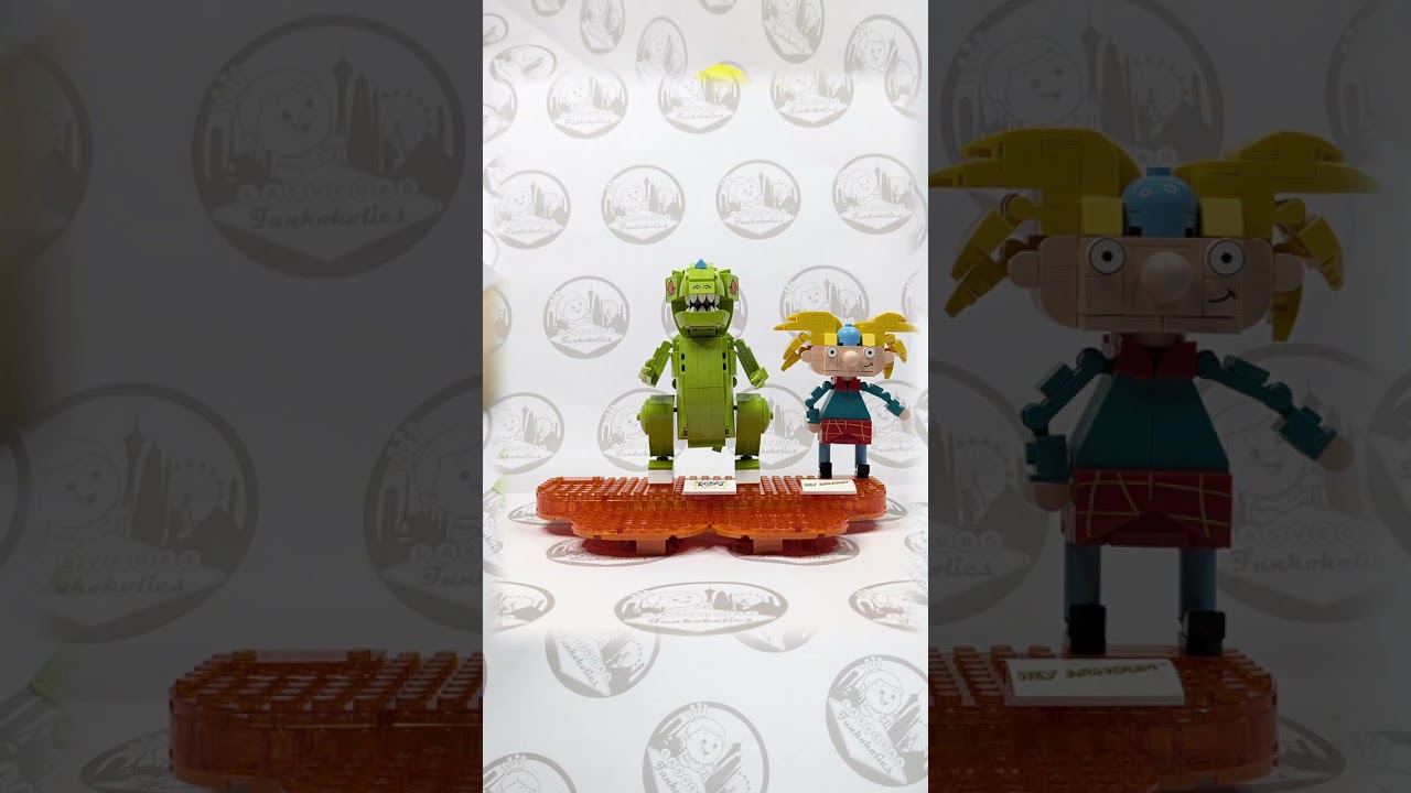 Let's Build: BRICKCRAFT Nick 90's (Nickelodeon Interlocking Brick Set)