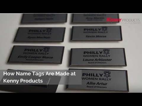 How Name Tags Are Made | Custom & Personalized Name Tags | Metal Name Tags | Plastic Name Tags
