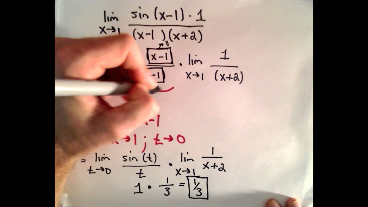 Limit Problems with Trig , Part 3