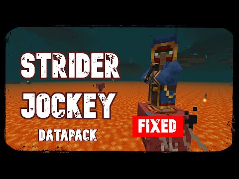 The Strider Jockey, Custom Wandering Trader | True Survival Datapack ...