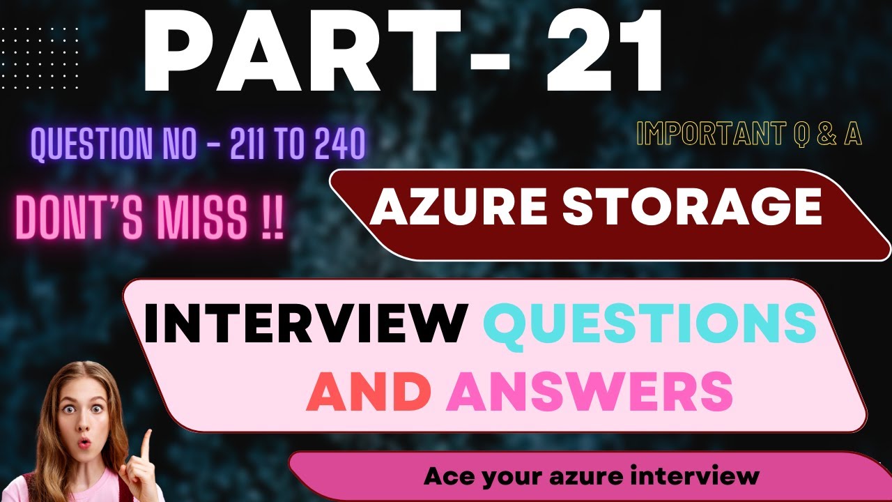 Latest azure storage interview questions