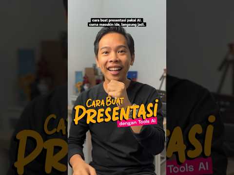 #serunyabelajar bikin presentasi dengan mudah pakai AI, tome.app