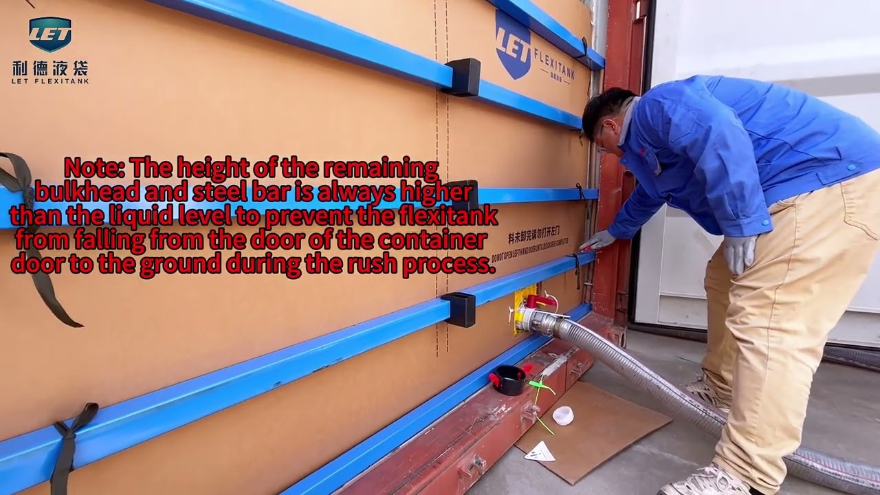 LET Flexitank explain to you the correct unloading process of #flexitank #LET @flexitank