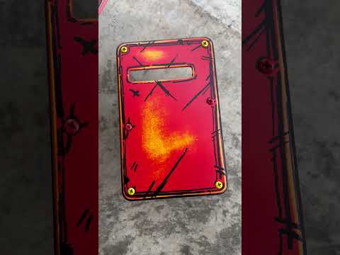 CapnCrepitis Partscaster Cel Shaded Custom Pickguard | Reverb