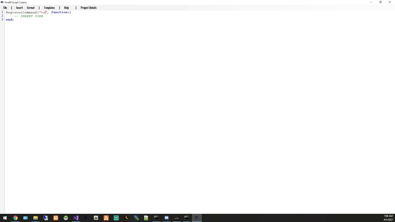 FiveM Script Creator (LUA)