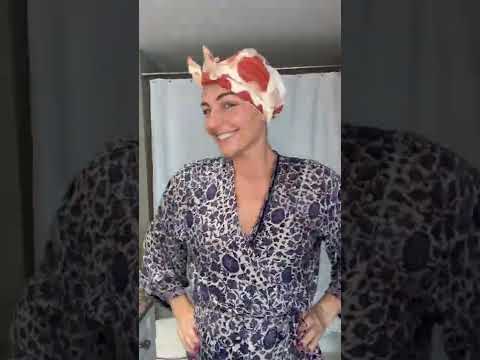 You need to introduce a shower cap into your hair care routine.