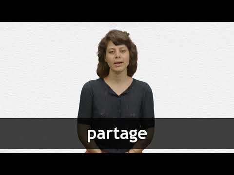 English Translation of “PARTAGE” | Collins French-English Dictionary