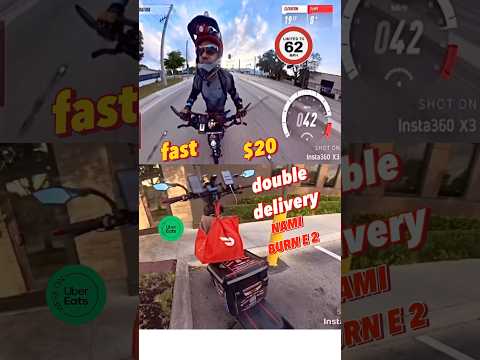 Fast nami burn e 2 max 40ah Electric Scooter delivery with Uber Eats & DoorDash