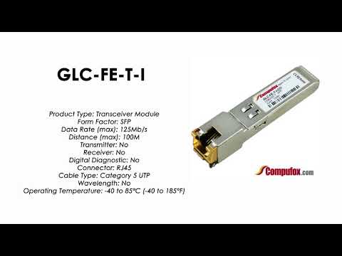 GLC-FE-T-I | Cisco Compatible 100BASE-T for Fast Ethernet SFP ports