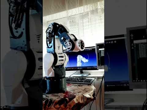 3D printed robotic arm first test
