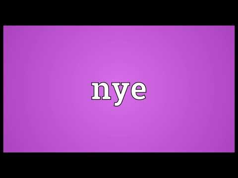 Nye Meaning
