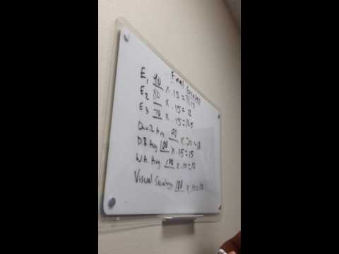 Calculating Final Grades
