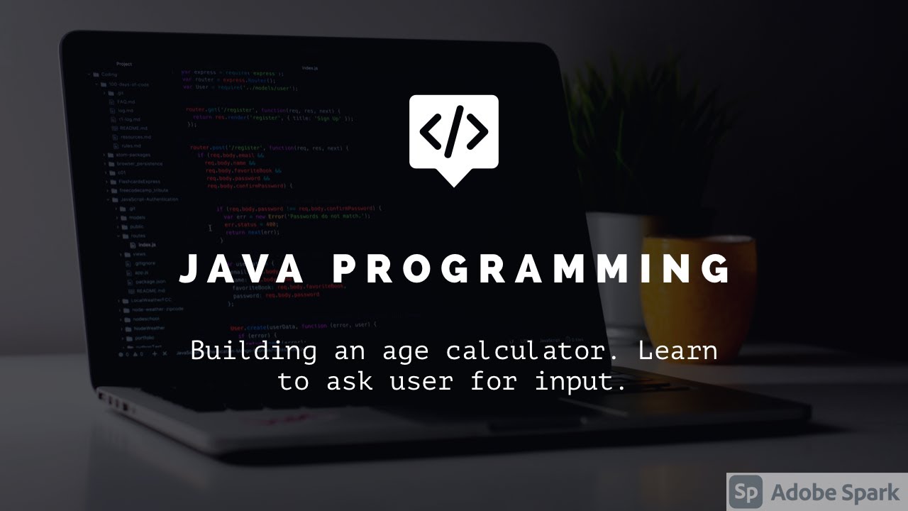 3. Age calculator using Java Scanner class.