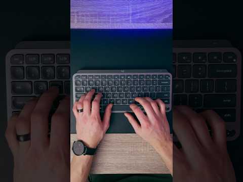 Upgrading my setup part 6 - the MX Keys Mini #keyboard #setup #desksetup @logitech