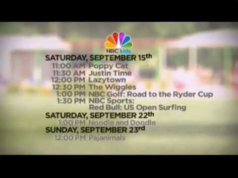 NBC Kids NBC Chicago Channel 4 Schedule Bumper (2015)