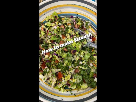 How to make fatoush