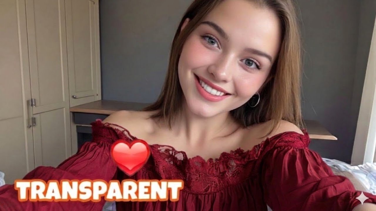 (4K) Red Transparent Lingerie & See-Through Dresses |Micro Bikini Try-On Haul (4K) with Me  |Mariana