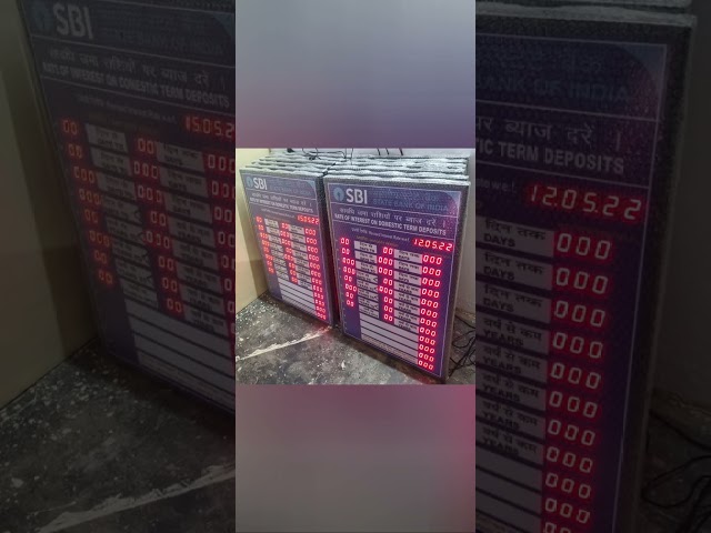 Bank Interest Rates Display - DDI Bank Interest Rate Display Board ...