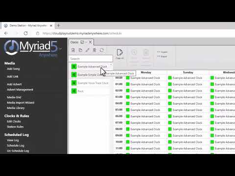 BR Cloud Radio - Scheduling Quick Guide