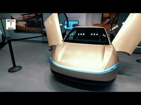 2025 Tesla Robotaxi Cybercab Walk around on display - Tysons corner, Virginia