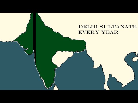 map of the delhi sultanate every year