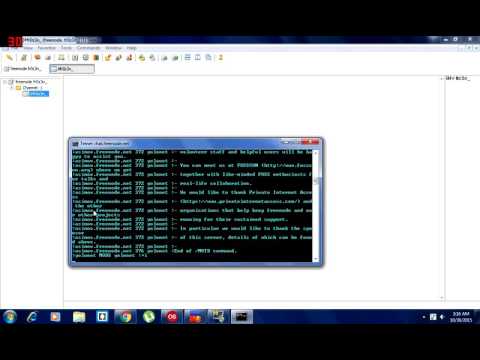 How to use IRC trough telnet [freenode]
