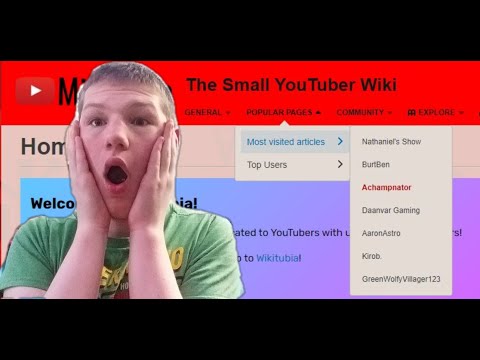 I'm The MOST POPULAR PERSON On The YouTube Wiki?!