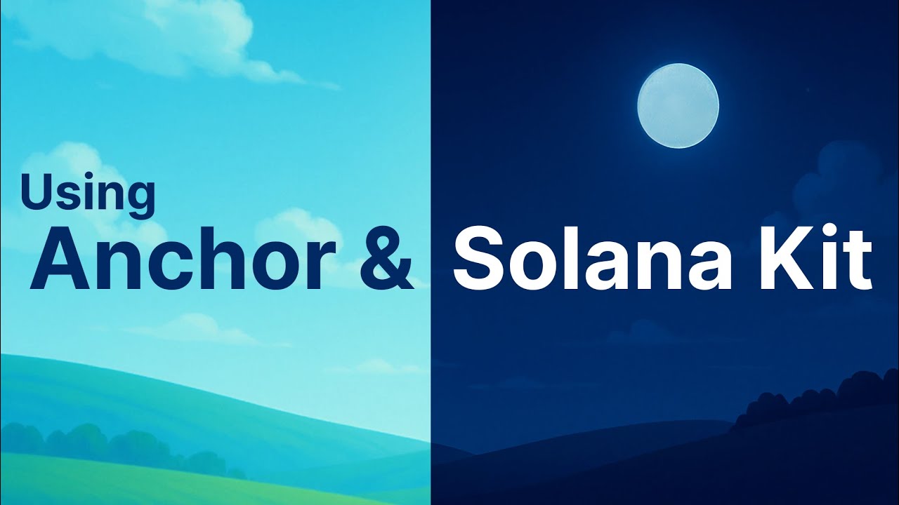 Anchor and Solana Kit