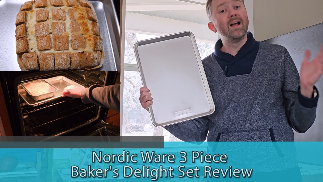 AMAZING COOKIE SHEETS - Nordic Ware 3 Piece Baker's Delight Set Review