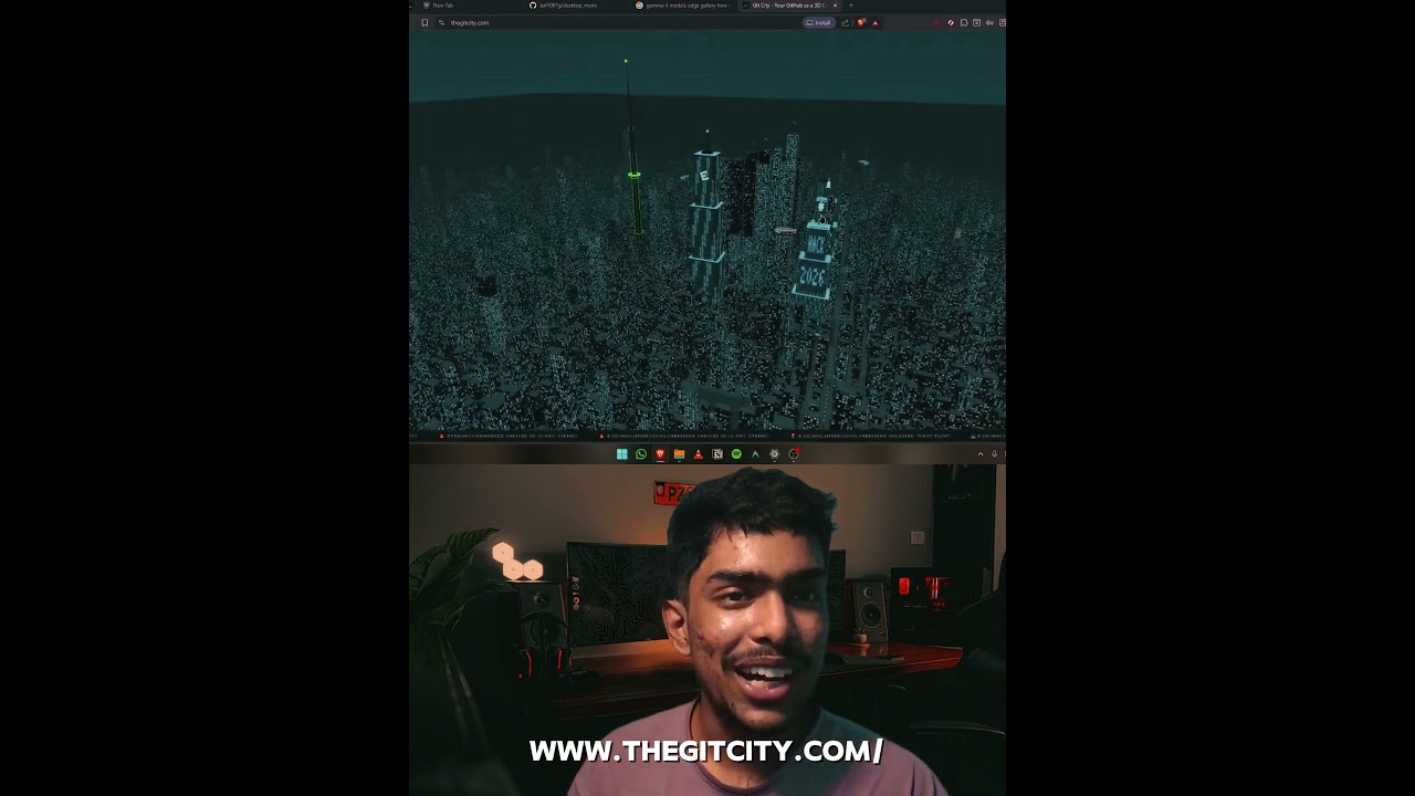 someone from Brazil created the entire city for GitHub users , #coding #github #gitcity