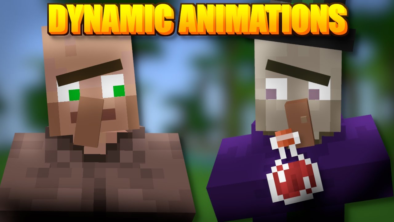 The BEST Realistic and Dynamic Animations for Mob addon for Minecraft Bedrock!!
