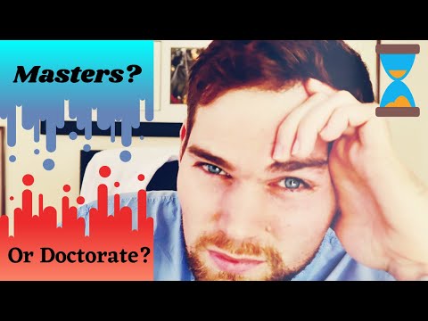Should You Get Your Masters Or The Doctorate?