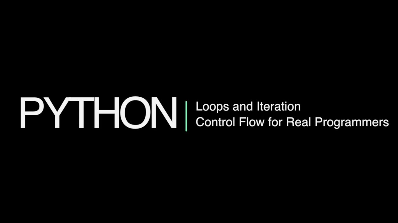 Python 3 Programming Course 10: Iteration and 'for' Loops