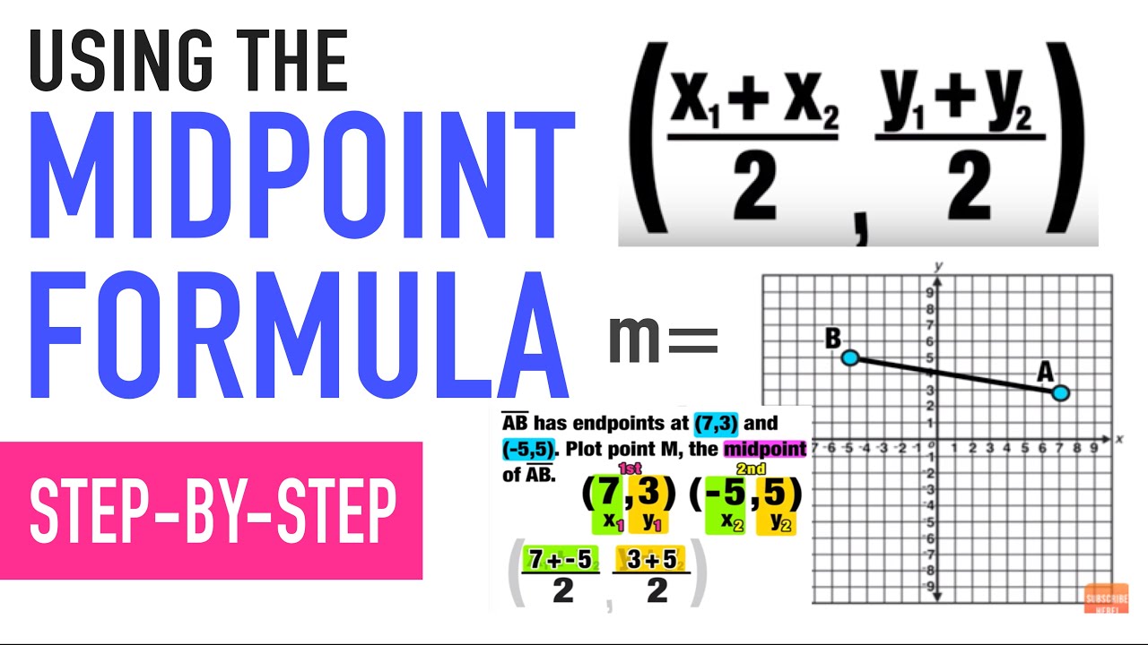 HOW TO USE THE MIDPOINT FORMULA!