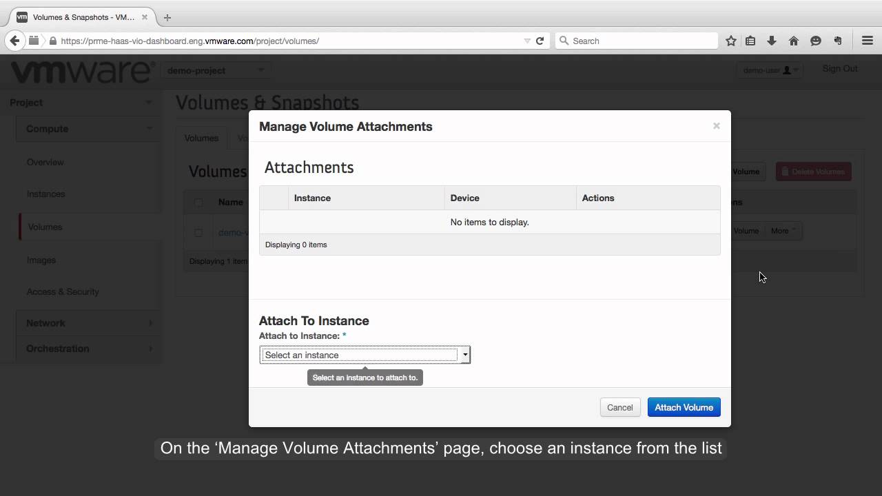 VMware Integrated OpenStack – Adding Storage