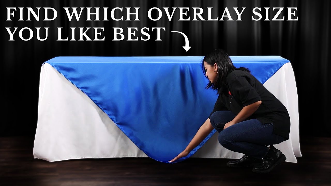 Common Rectangular Table Overlay Sizing Combinations