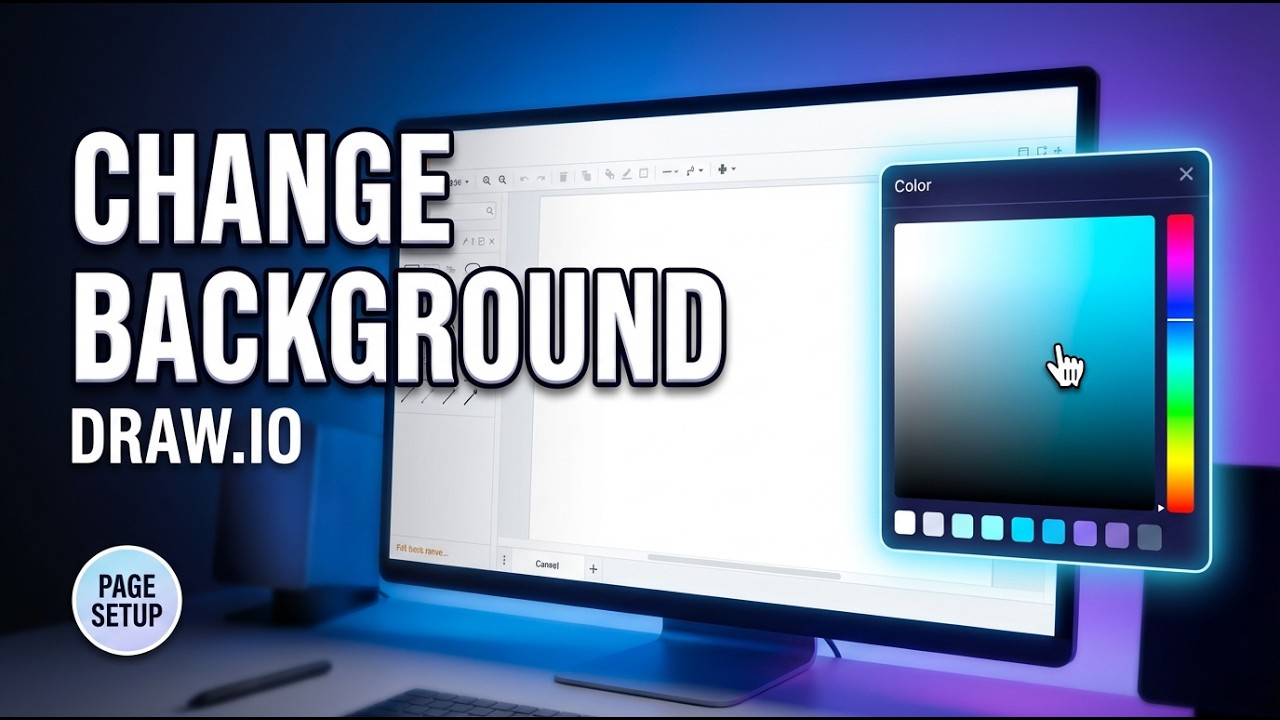 How to Change the Background Color in Draw.io