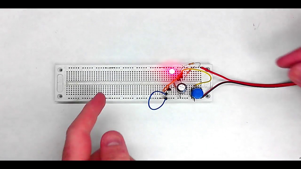 Electronics Fundamentals Tutorial #25 RC Time Constant Example Application
