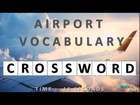 Airport Vocabulary I Crossword Puzzle I Airport Vocabulary Words I At the Airport Crossword Clue I