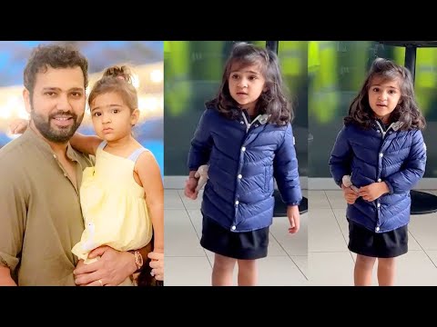 "My Father is Taking Rest in the Room" - Rohit Sharma Daughter Samaira Sharma Cute Reply