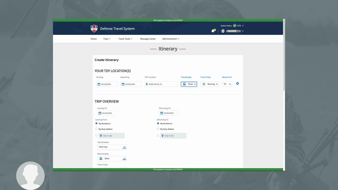 How to create an authorization in DTS